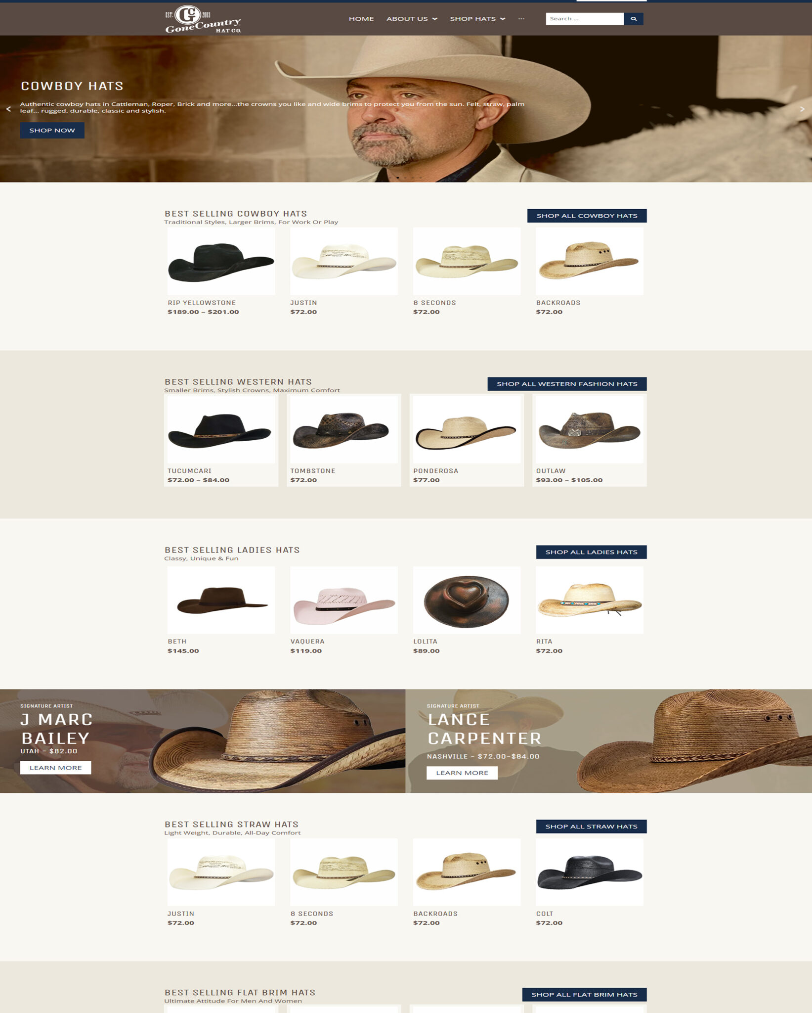 Gone Country Hats | Notch Solutions