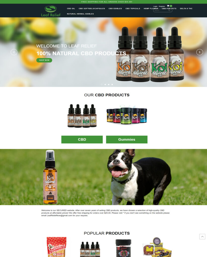 CBD Website Design | Notch Solutions