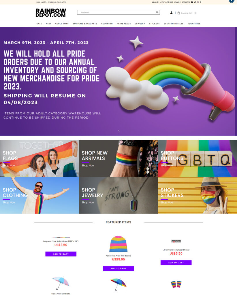 Rainbow Depot | Notch Solutions